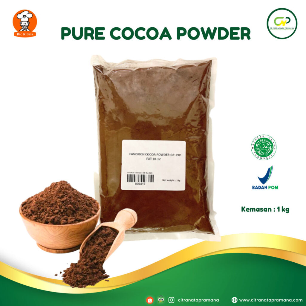 Favorich Cocoa Powder Akalis Black G-960 Coklat Bubuk Premium Alami ...